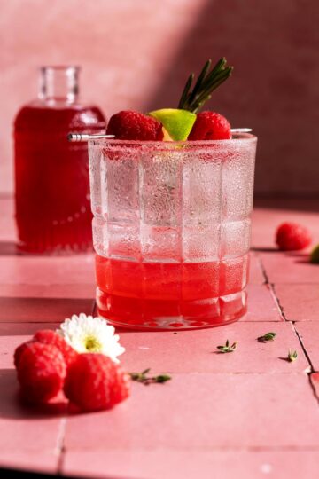 Raspberry Mocktail - Cookhouse Diary