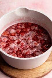 Raspberry Simple Syrup - Cookhouse Diary