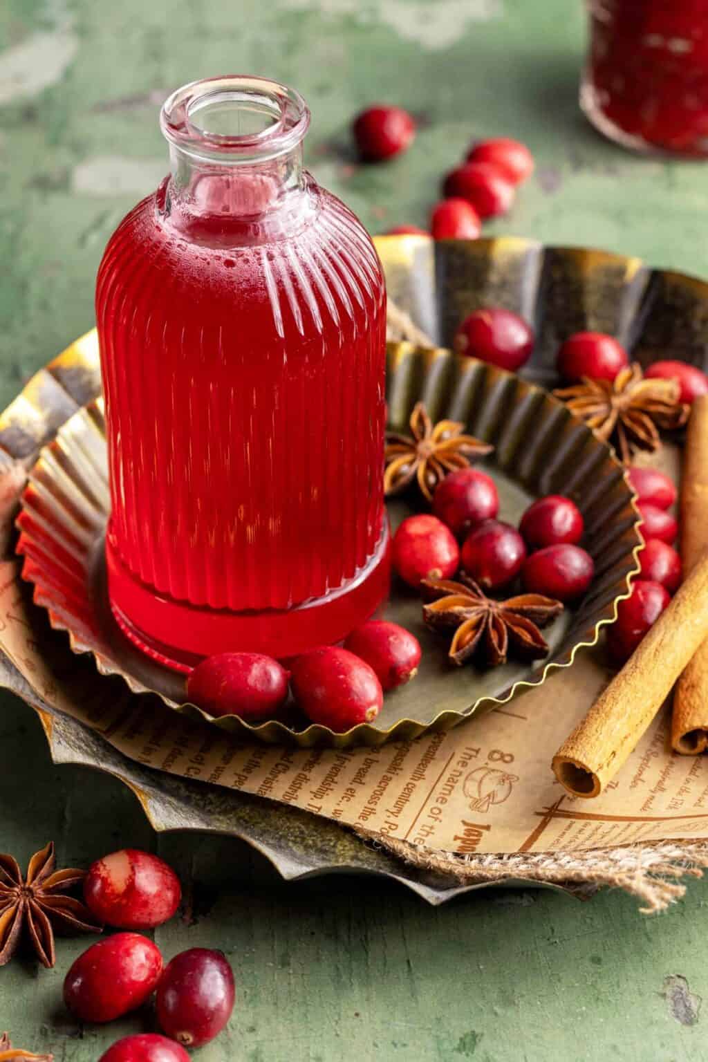 Cranberry Simple Syrup - Cookhouse Diary