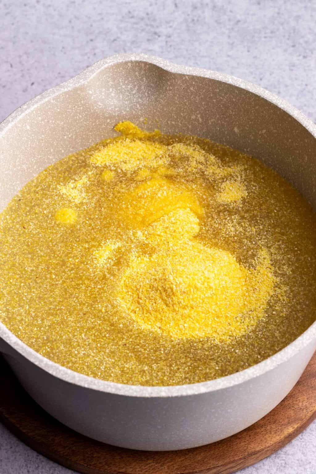 Serbian Polenta - Kačamak - Cookhouse Diary