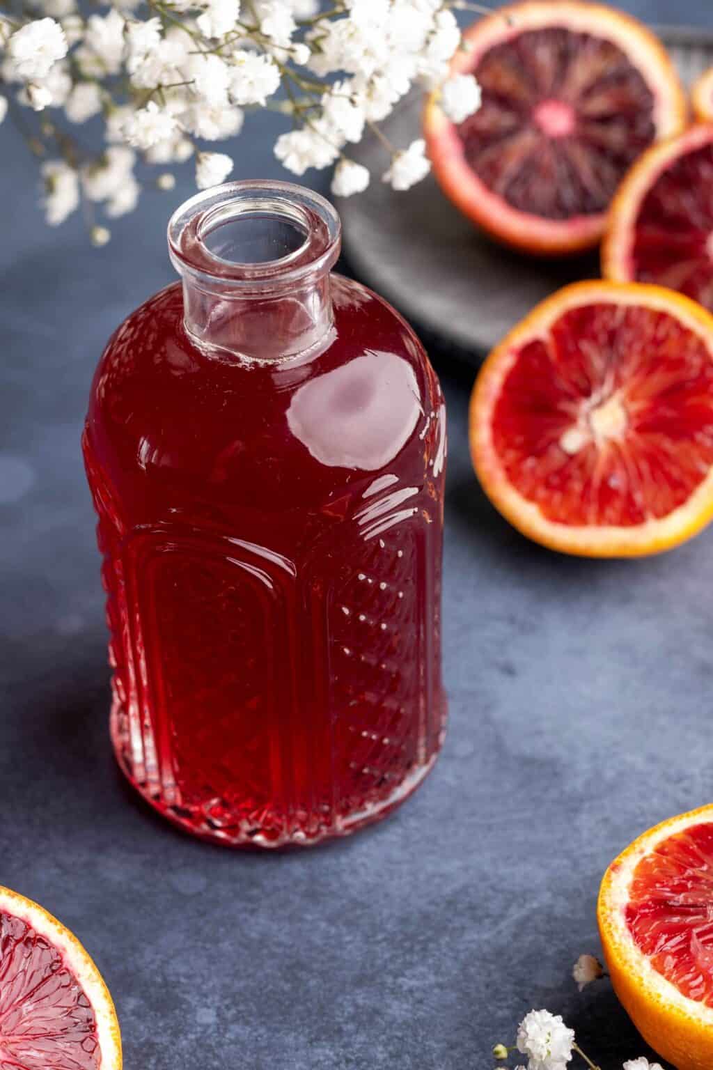 Blood Orange Simple Syrup - Cookhouse Diary