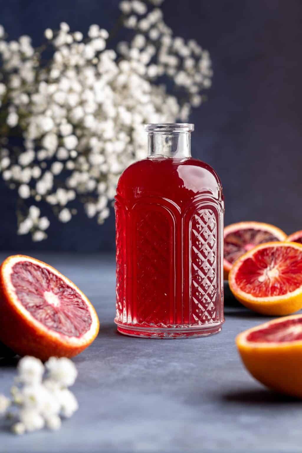 Blood Orange Simple Syrup - Cookhouse Diary